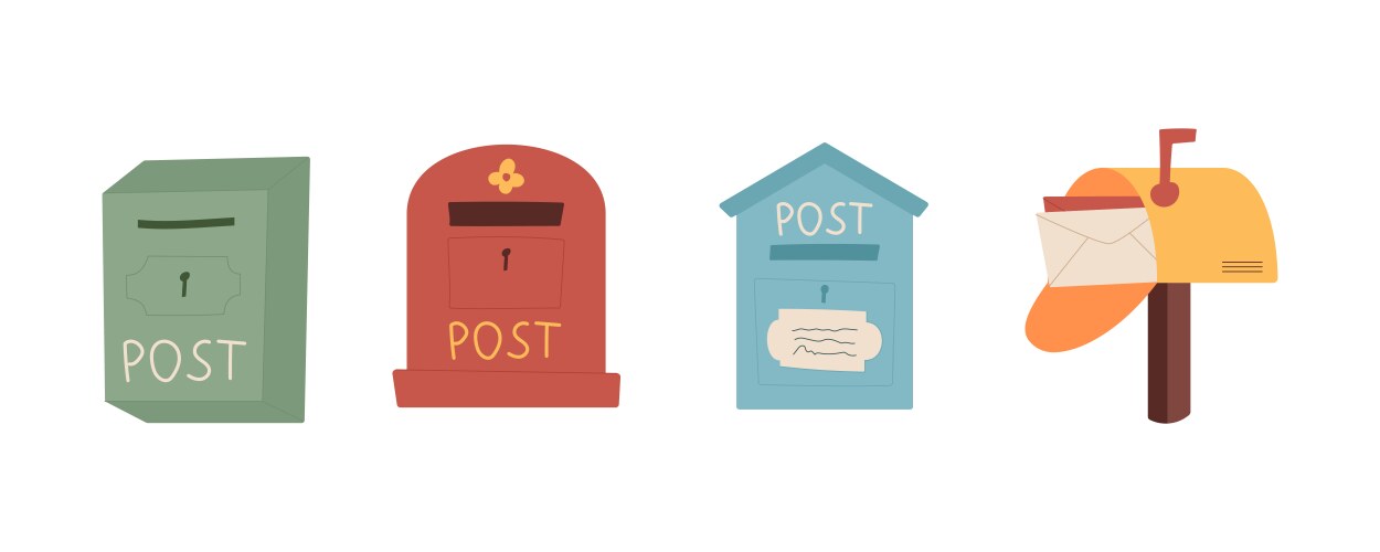 Cartoon Mailbox Vector Images (over 3,700)