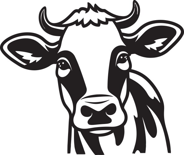 Farm life cow seriesplayful patterns Royalty Free Vector