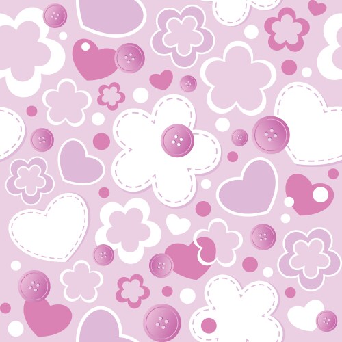 Cute seamless pattern Royalty Free Vector Image