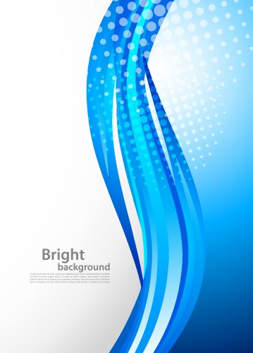Blue background with abstract line Royalty Free Vector Image