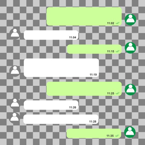 Whatsapp Text Bubble Vector Images (over 100)