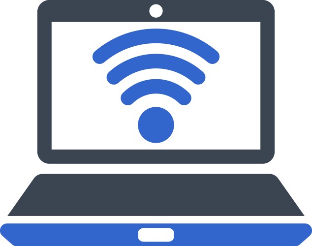 Disabling Network Connections And Ethernet Vector Image