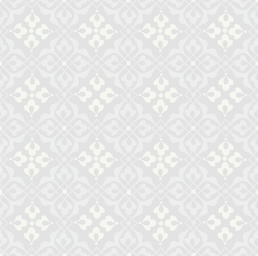 Floral arabesque line seamless pattern flourish Vector Image