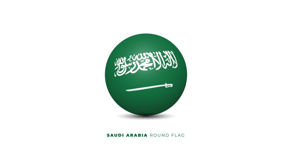 Saudi Flag Round Vector Images (over 260)