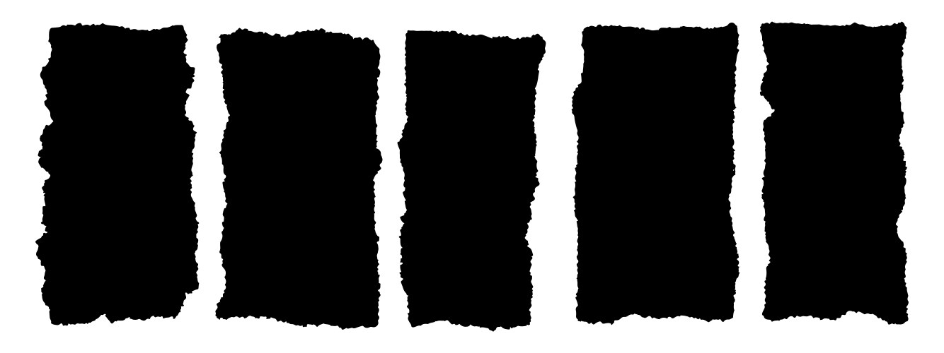 Torn paper pieces Royalty Free Vector Image - VectorStock