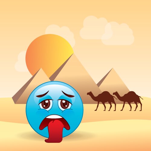 Stoned emoticon Royalty Free Vector Image - VectorStock