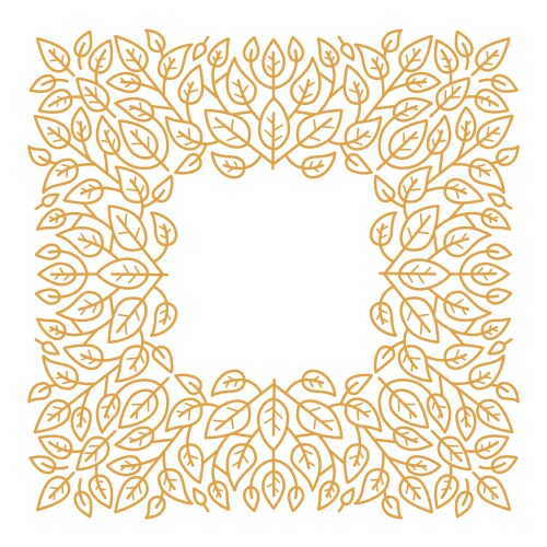 Linear frames design template Royalty Free Vector Image