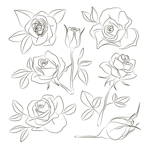 Rose Icons Vector Images (over 100,000)