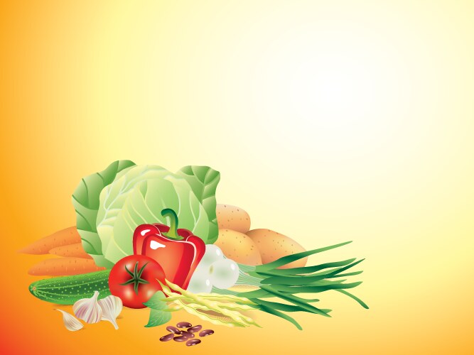 Paper food background Royalty Free Vector Image