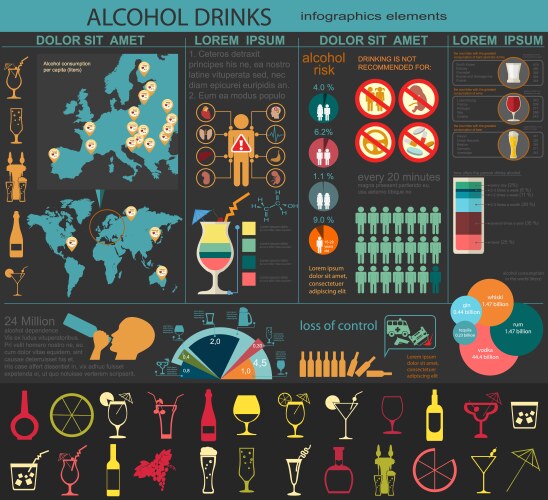 Alcohol Infographic Vector Images (over 10,000)