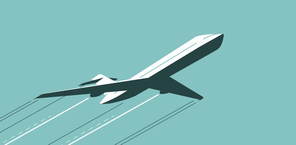 Airplane Royalty Free Vector Image - VectorStock