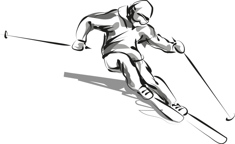 Cartoon Skier Vector Images (over 4,100)