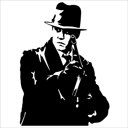 Gangster with gun ghetto warriors Royalty Free Vector Image