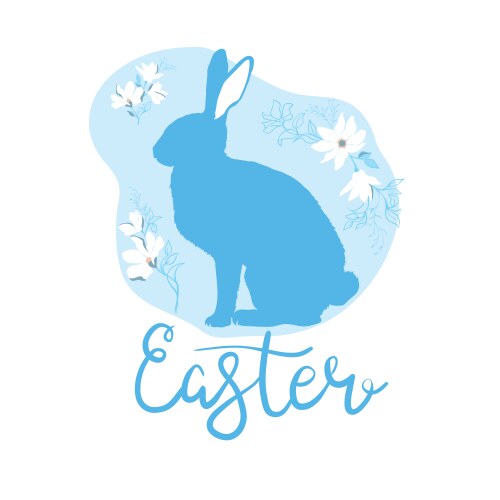 Easter Bunny Back Silhouette Vector Images (over 110)