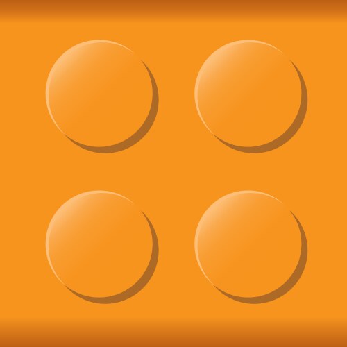 Colorful building toy bricks lego icon Royalty Free Vector