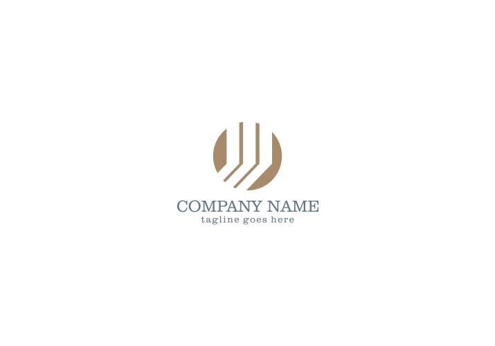 Logo design infinity company Royalty Free Vector Image