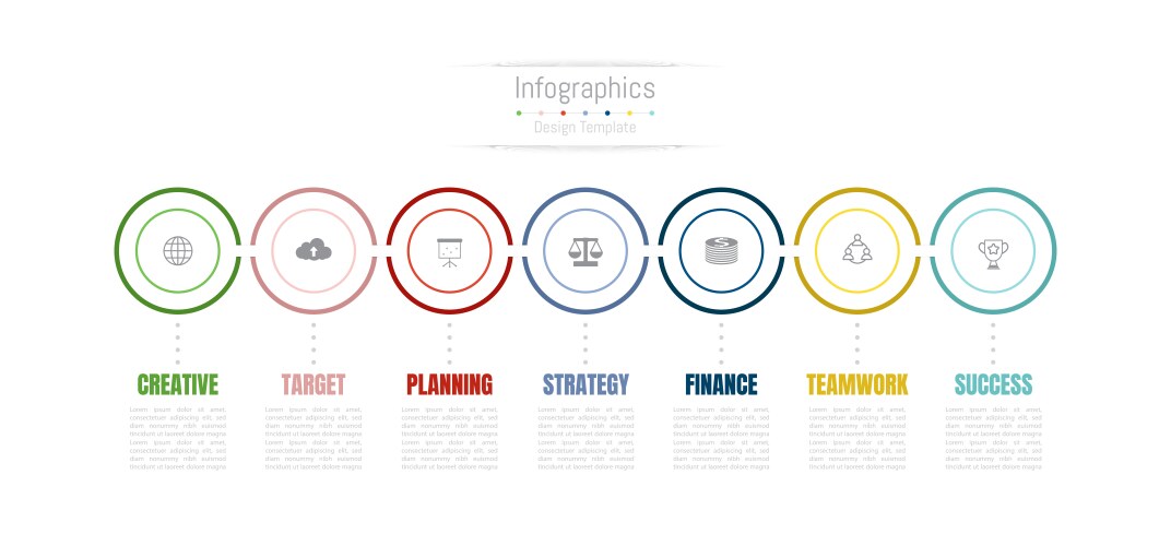 7 Step Infographic Vector Images (over 8,400)
