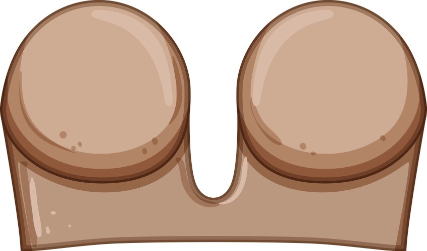 Backless strapless bra cartoon Royalty Free Vector Image