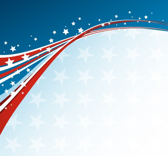 Patriotic background Royalty Free Vector Image