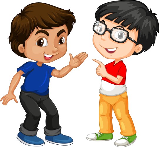 Happy family cartoon Royalty Free Vector Image