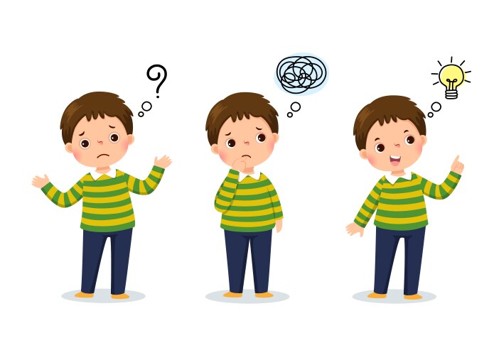 Thinking Cartoon Vector Images (over 100,000)