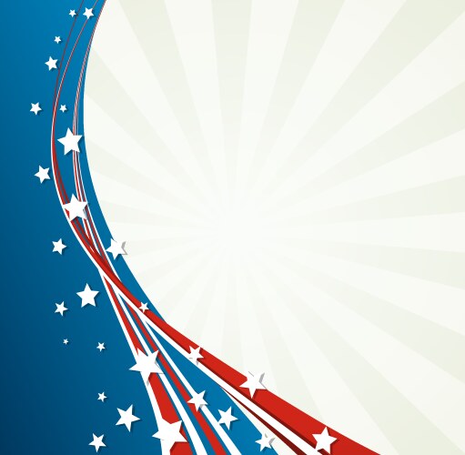 Patriotic background Royalty Free Vector Image