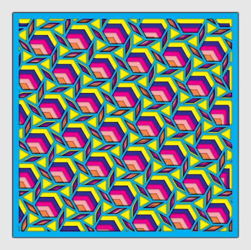 Multilayer laser cut 3d panel file Royalty Free Vector Image