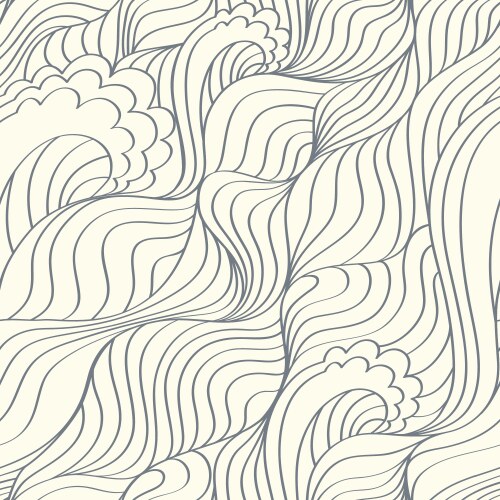 Abstract background with wavy lines topographic Vector Image