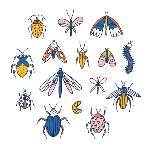 Cartoon Insects Vector Images (over 68,000)