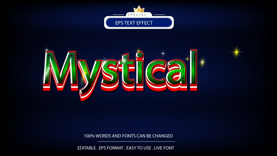 Editable text effect game over style Royalty Free Vector