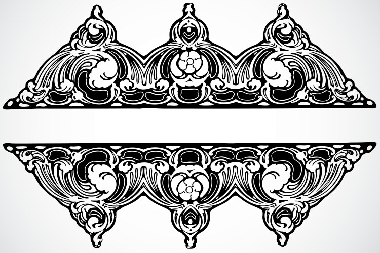 Oval ornament Royalty Free Vector Image - VectorStock