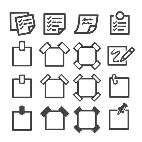 Sticky Note Vector Images (over 18,000)