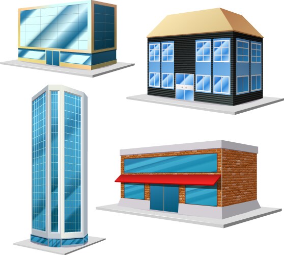 Nice building Royalty Free Vector Image - VectorStock