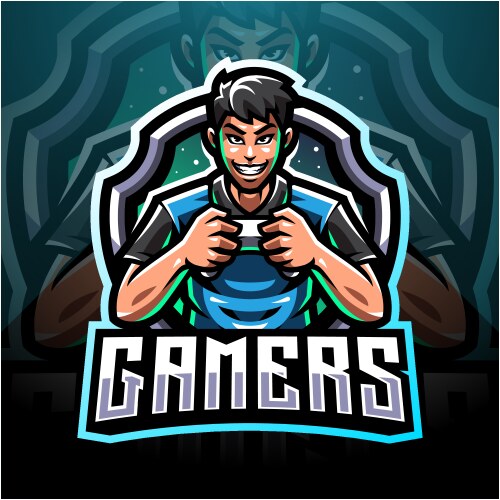 Duck gaming logo Royalty Free Vector Image - VectorStock