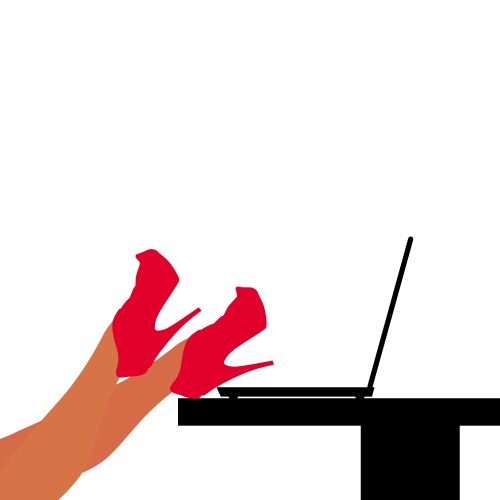 Legs Girl Computer Vector Images (over 280)