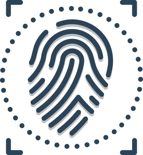 Biometric Royalty Free Vector Image - VectorStock