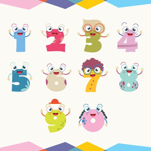 Cartoon Numbers Vector Images (over 78,000)