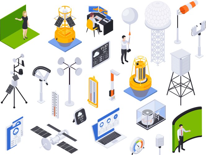 Isometric 3d chemical laboratory equipment Vector Image