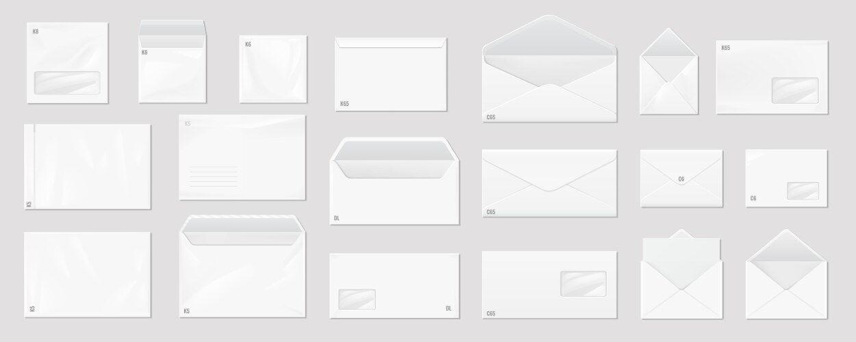 Email template mail mockup window browser blank Vector Image