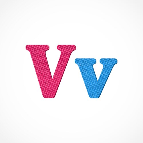 Alphabet Texture - Capital & Small Letters Vector Image