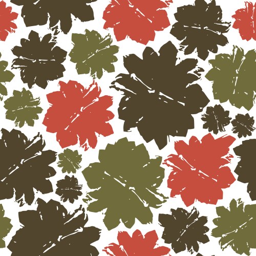 Autumn forest seamless pattern Royalty Free Vector Image