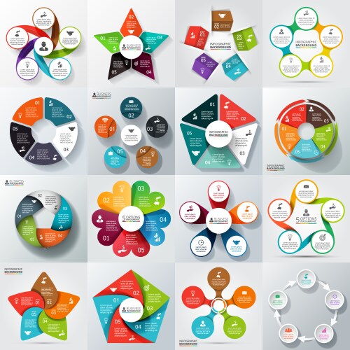 10 Step Process Infographic – Royalty-Free Vector | VectorStock