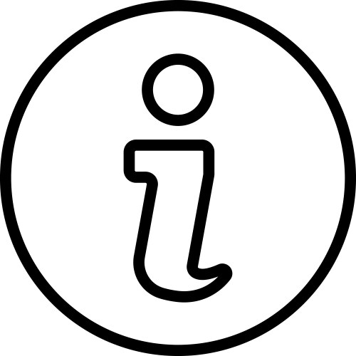 Info icons set information icon collection Vector Image