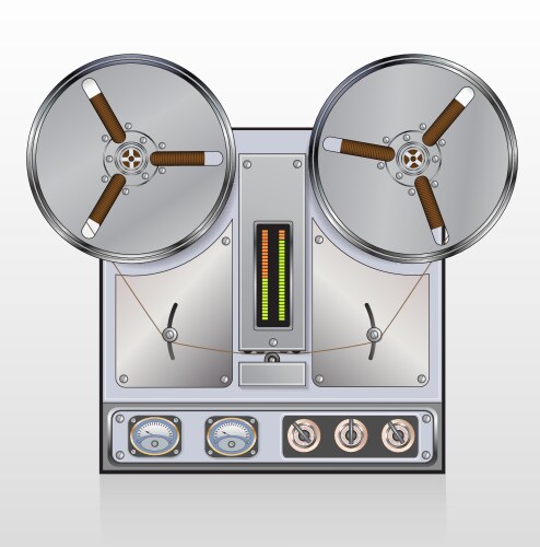 Colorful cartoon boombox Royalty Free Vector Image