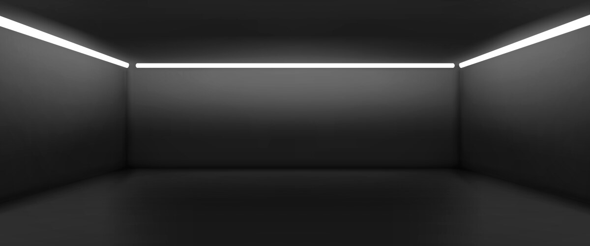 Empty white room Royalty Free Vector Image - VectorStock