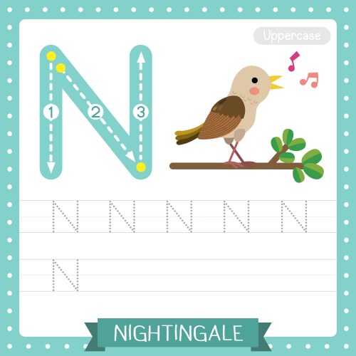 Letter i uppercase and lowercase cute children Vector Image