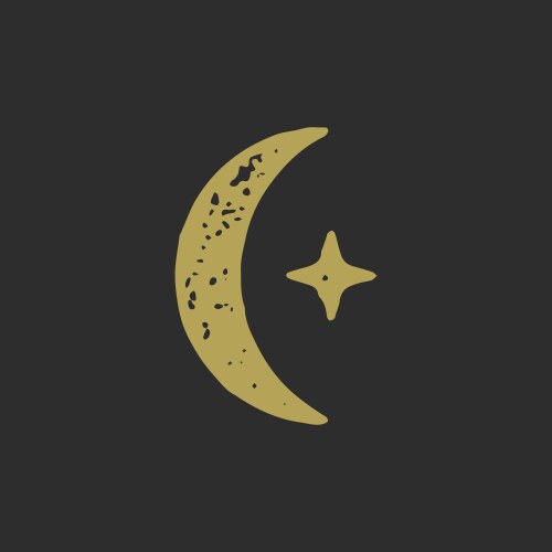 Cheese moon logo Royalty Free Vector Image - VectorStock