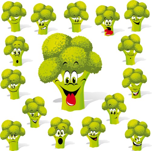 Broccoli Cartoon Vector Images (over 9,200)