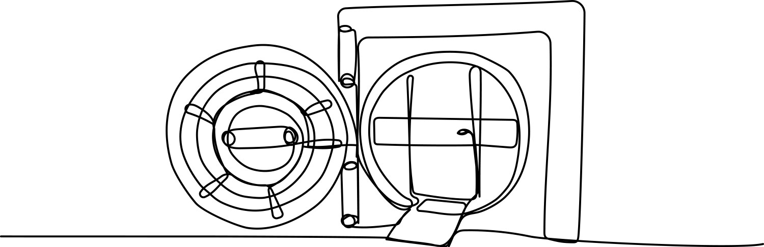 Bank Vault Drawing Vector Images (over 210)