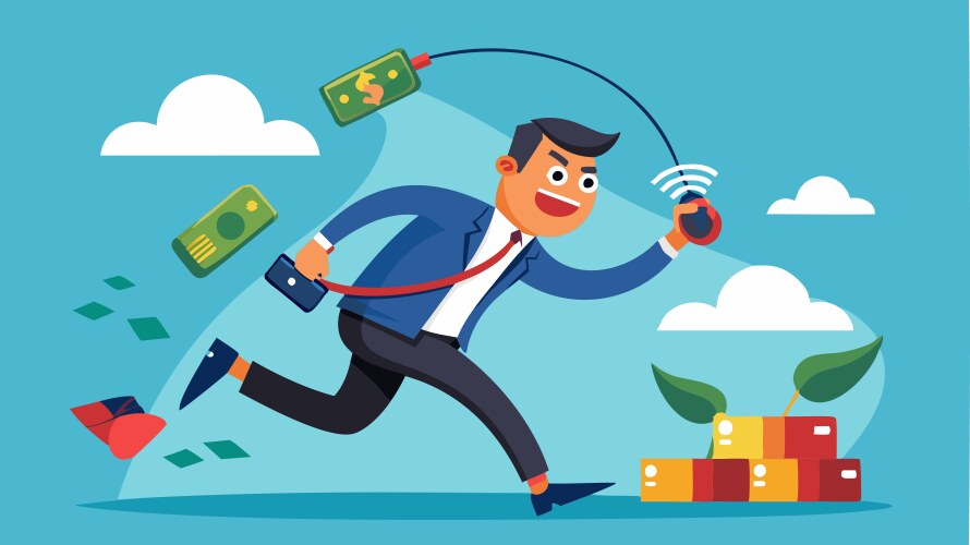 Money Man Scam Vector Images (over 690)